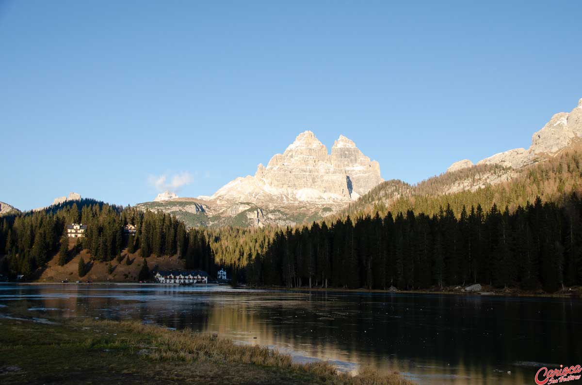 Lago Misurina, uma das maiores lendas dos Alpes da Itália
