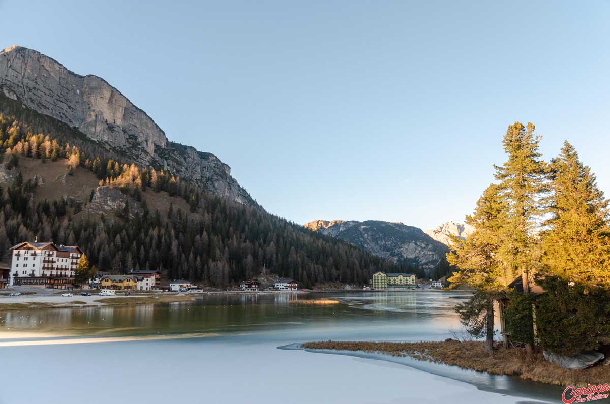 Lago Misurina, uma das maiores lendas dos Alpes da Itália